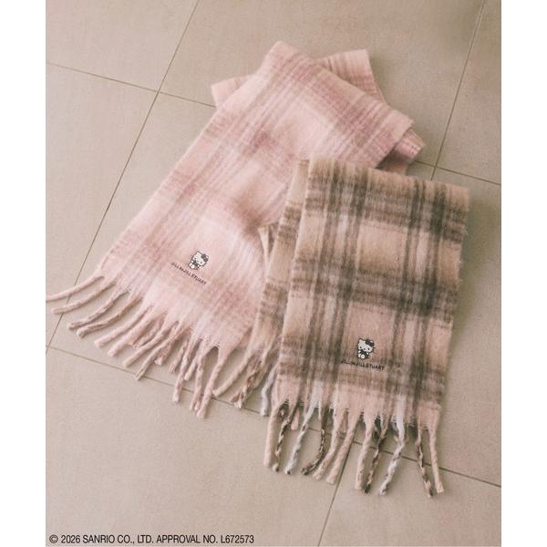 ZOZO問い合わせ番号:112051528ショップ:JILL by JILL STUART，ジル バイ ジル スチュアートブランド:JILL by JILL STUART，ジルバイジルスチュアート商品名:「ハローキティコラボ」チェックマフラ...