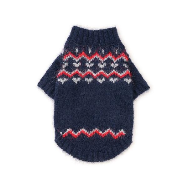 ※このアイテムは返品・交換対象外商品です。ZOZO問い合わせ番号:112102617ショップ:ROPE' PICNIC，ロぺピクニックブランド:ROPE' PICNIC，ロペピクニック商品名:「DOG」ハートノルディック柄ニットカテゴリ:ペ...