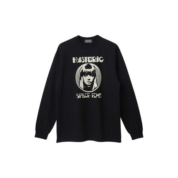ZOZO問い合わせ番号:112105603ショップ:HYSTERIC GLAMOUR，ヒステリックグラマーブランド:HYSTERIC GLAMOUR，ヒステリックグラマー商品名:SPACE ECHO Tシャツカテゴリ:トップス>Tシャ...