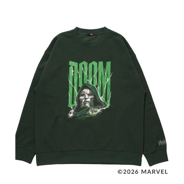 ZOZO問い合わせ番号:112290834ショップ:アルペンZOZOTOWN店，アルペンゾゾタウンテンブランド:MARVEL，マーベル商品名:マーベル MARVEL アイヒート 裏毛スウェットシャツカテゴリ:トップス>スウェットブラン...