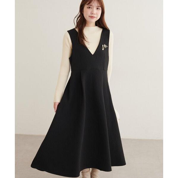 『タイムセール実施中』ZOZO問い合わせ番号:112291713ショップ:natural couture，ナチュラルクチュールブランド:natural couture，ナチュラルクチュール商品名:ふくれジャガードジャンスカカテゴリ:ワンピー...
