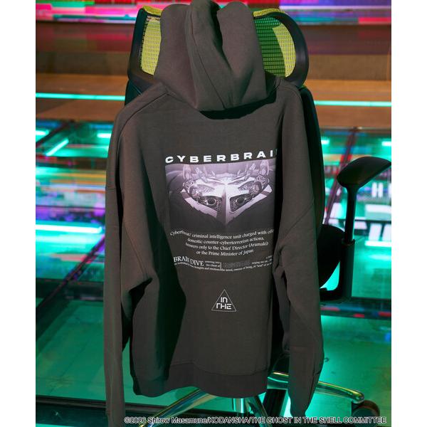 ZOZO問い合わせ番号:112299809ショップ:FREAK'S STORE，フリークスストアブランド:FREAK'S STORE，フリークスストア商品名:攻殻機動隊 別注 CYBERBRAIN バックプリント パーカーカテゴリ:トップス...