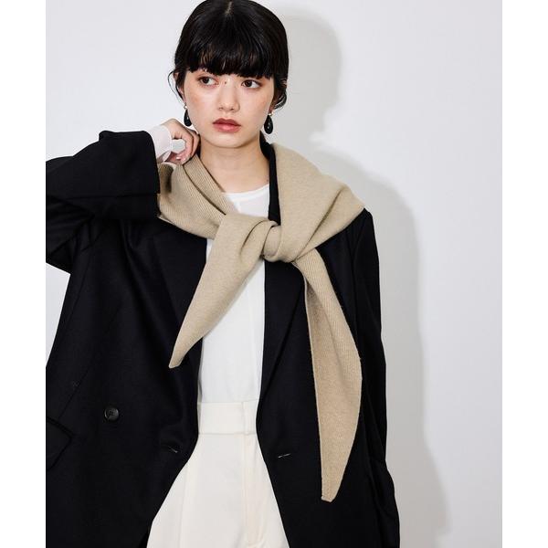 ZOZO問い合わせ番号:112447887ショップ:ADAM ET ROPE'，アダムエロペブランド:ADAM ET ROPE'，アダムエロペ商品名:シルク混トライアングルニットストールカテゴリ:ファッション雑貨>ストール/ショールブ...