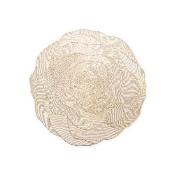 ZOZO問い合わせ番号:112488613ショップ:Francfranc，フランフランブランド:Francfranc，フランフラン商品名:ローズ ランチマット ゴールドカテゴリ:食器/キッチン>ランチョンマット/テーブルウェアブランド...