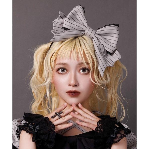 ZOZO問い合わせ番号:112489477ショップ:axes femme，アクシーズファムブランド:Chalmiere，シャルミエール商品名:ゴシックドールカチューシャカテゴリ:ヘアアクセサリー>カチューシャブランド品番:TS649X...