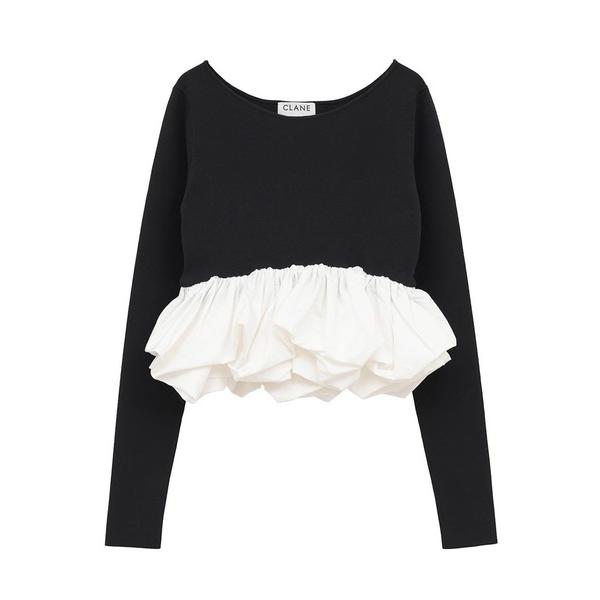 ZOZO問い合わせ番号:112533371ショップ:STUDIOUS WOMENS，ステュディオス ウィメンズブランド:CLANE，クラネ，STUDIOUS，ステュディオス商品名:「CLANE/クラネ」W BALLOON SHORT KNI...