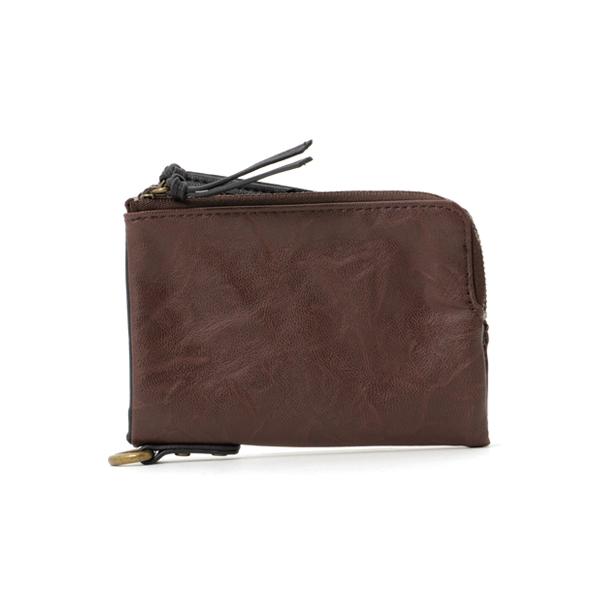 『タイムセール実施中』ZOZO問い合わせ番号:13768878ショップ:DEVICE，デバイスブランド:DEVICE，デバイス商品名:DEVICE gland 二つ折りミニ財布 ダブル ジップ ファスナー ウォレットカテゴリ:財布/小物&g...