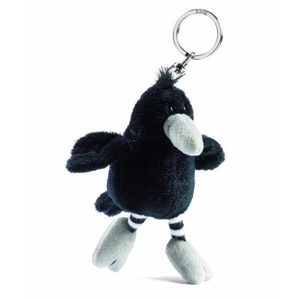 ZOZO問い合わせ番号:2590510ショップ:entre square，アントレスクエアブランド:nici，ニキ，entre square，アントレスクエアー商品名:NICI キーリング/カラス シルビオ 10cmカテゴリ:財布/小物&g...