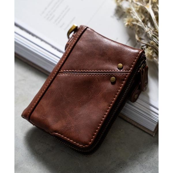 『タイムセール実施中』ZOZO問い合わせ番号:18157764ショップ:DEVICE，デバイスブランド:DEVICE，デバイス商品名:Control コントロール crass ダブルジップ ２つ折り財布 コンパクト ウォレットカテゴリ:財布...