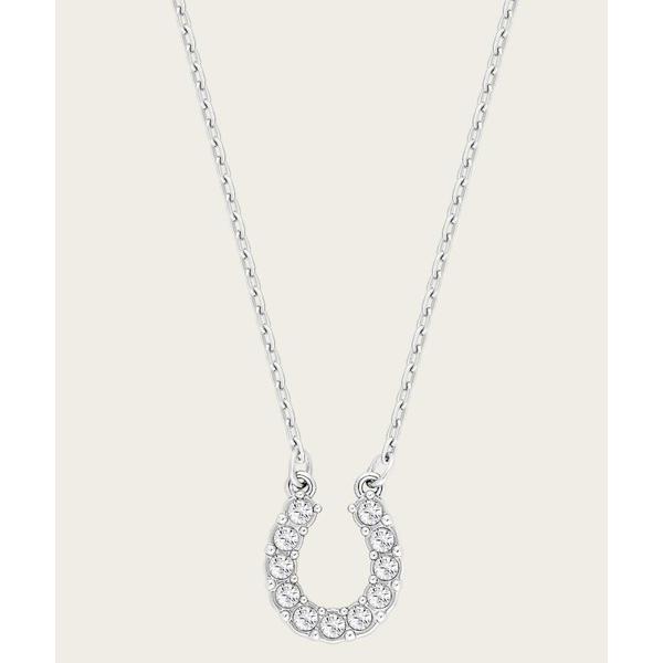 ZOZO問い合わせ番号:18325856ショップ:SWAROVSKI，スワロフスキーブランド:SWAROVSKI，スワロフスキー商品名:【公式】【スワロフスキー】Towards ネックレス， 蹄鉄， ホワイト， ロジウム・プレーティングカテ...