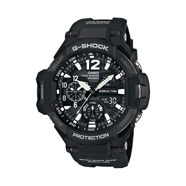 ZOZO問い合わせ番号:18369000ショップ:CASIO，カシオブランド:G-SHOCK，ジーショック商品名:MASTER OF G GRAVITYMASTER SKY COCKPIT（スカイコックピット） / GA-1100-1AJF...