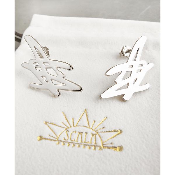 ※このアイテムは返品・交換対象外商品です。ZOZO問い合わせ番号:18413767ショップ:TONE，トーンブランド:SCALA，スカラ商品名:【SCALA/スカラ】Scribbleピアスカテゴリ:アクセサリー>ピアス（両耳用）ブラン...