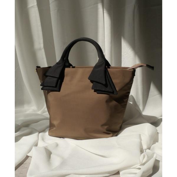 『タイムセール実施中』ZOZO問い合わせ番号:20124197ショップ:Dorry Doll，ドリードールブランド:CURI BISCUI，キュリ　ビスキュイ商品名:【CURIBISCUI】リボンハンドル ナイロン トートバッグ（Ｍ）カテゴ...