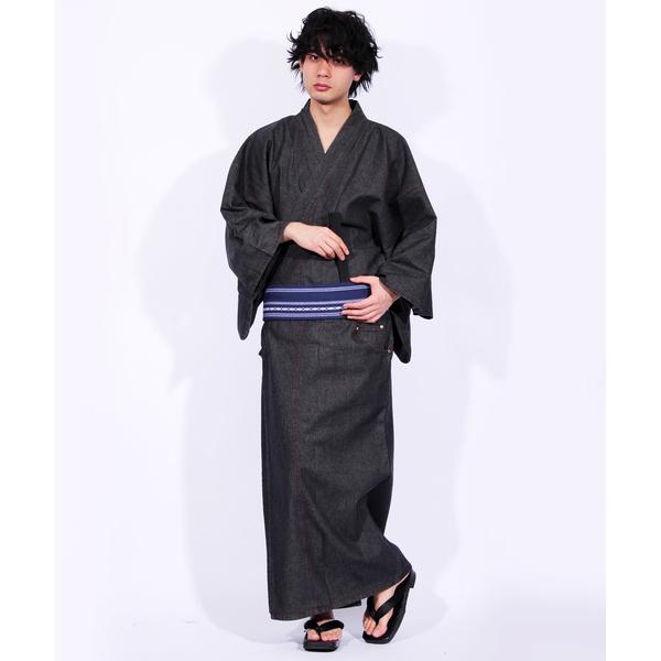 『タイムセール実施中』ZOZO問い合わせ番号:20253978ショップ:８(eight)，エイトブランド:８(eight)，エイト商品名:デニム 浴衣 ゆかた 着物 インディゴカテゴリ:水着/着物・浴衣>浴衣ブランド品番:tt001素...