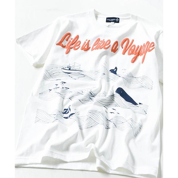 ZOZO問い合わせ番号:20301257ショップ:gym master，ジムマスターブランド:Lens Concave，レンズコンケイブ商品名:大海原柄Teeカテゴリ:トップス>Tシャツ/カットソーブランド品番:L799411素材:コ...