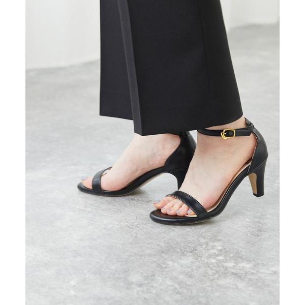 ZOZO問い合わせ番号:20689839ショップ:welleg from outletshoes，ウェレッグフロムアウトレットシューズブランド:menue，メヌエ商品名:7cmヒール アンクルストラップサンダルカテゴリ:シューズ>サン...