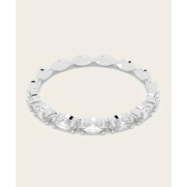 ZOZO問い合わせ番号:22253519ショップ:SWAROVSKI，スワロフスキーブランド:SWAROVSKI，スワロフスキー商品名:【公式】【スワロフスキー】Matrix Vittore リング， マーキスカット， ホワイト， ロジウム...