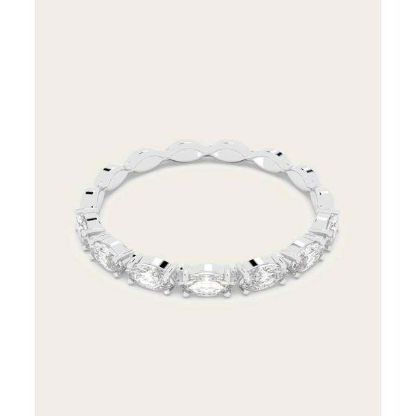 ZOZO問い合わせ番号:22253520ショップ:SWAROVSKI，スワロフスキーブランド:SWAROVSKI，スワロフスキー商品名:【公式】【スワロフスキー】Matrix Vittore リング， マーキスカット， ホワイト， ロジウム...