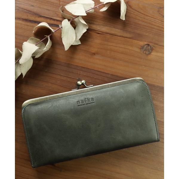 ZOZO問い合わせ番号:23259428ショップ:KAZZU，カッズブランド:nafka，ナフカ商品名:ナチュラルモストロレザーがま口長財布カテゴリ:財布/小物>財布ブランド品番:nafka-72001素材:牛革（モストロレザー）原産...