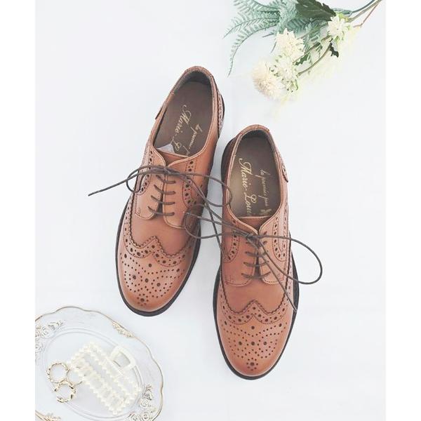 ZOZO問い合わせ番号:23891582ショップ:RAYAN STORE，ラヤンストアブランド:Marie-Louise，マリ−・ルイ−ズ商品名:【Marie-Louise/マリールイーズ】ウィングチップシューズ/#MLS-46Lカテゴリ:...