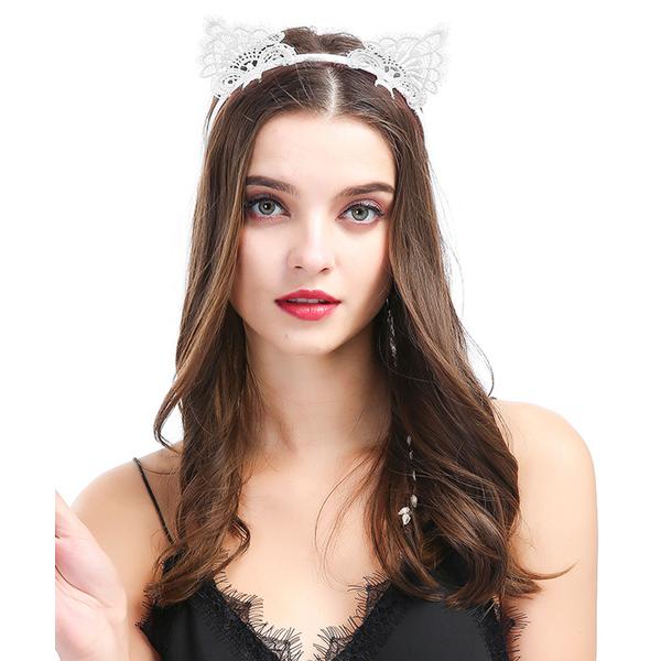 『セール実施中』※このアイテムは返品・交換対象外商品です。ZOZO問い合わせ番号:24328807ショップ:OSYAREVO，オシャレボブランド:OSYAREVO，オシャレボ商品名:コスプレ レースネコ耳カチューシャ レディース クリスマス...