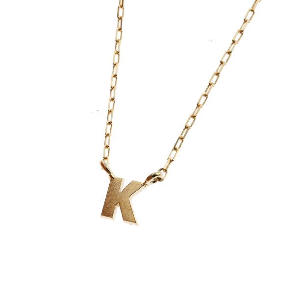 ZOZO問い合わせ番号:24835036ショップ:L&amp;Co.，エルアンドコーブランド:Jewel closet by L&amp;Co.，ジュエルクローゼットバイエルアンドコー商品名:K10 イニシャル ネックレスカテゴリ:アクセサ...