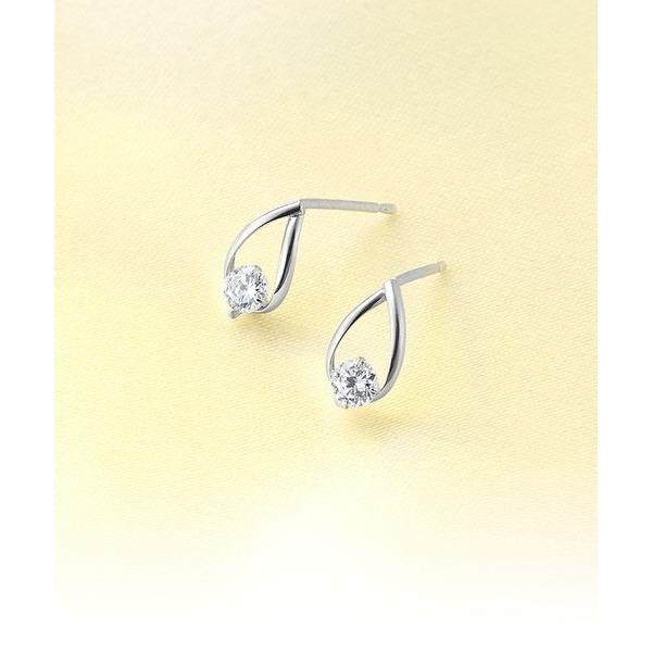 ※このアイテムは返品・交換対象外商品です。ZOZO問い合わせ番号:3440460ショップ:Canal 4℃，カナルヨンドシーブランド:Canal 4℃，カナルヨンドシー商品名:K10ホワイトゴールド しずく ピアスカテゴリ:アクセサリー&g...