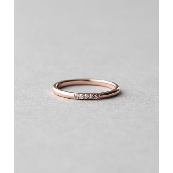 ZOZO問い合わせ番号:25706190ショップ:ete，エテブランド:ete，エテ商品名:[シェア] ビジュー リングカテゴリ:アクセサリー>リングブランド品番:821065素材:SV925+ピンクゴールドコーティング(ニッケルフリ...