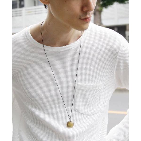 ZOZO問い合わせ番号:25974624ショップ:IO，イオブランド:decide，ディサイド商品名:decide/サークルプレートコードネックレス　ブラスカテゴリ:アクセサリー>ネックレスブランド品番:D0040，dt_200061...