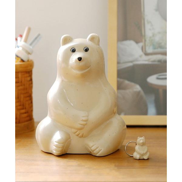ZOZO問い合わせ番号:26032176ショップ:HIGHTIDE，ハイタイドブランド:HIGHTIDE，ハイタイド，biotope，ビオトープ商品名:シロクマ貯金箱 ポーラーベアーマネーボックス バンク 北欧カテゴリ:インテリア>イ...