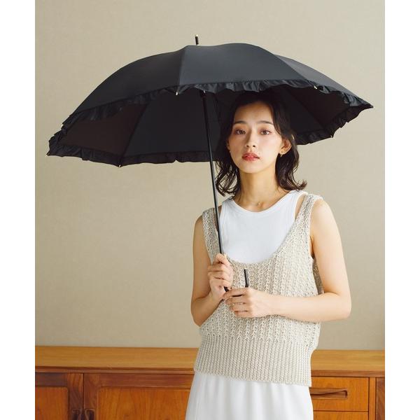 ZOZO問い合わせ番号:28771881ショップ:Wpc./KiU，ダブリュピーシーキウブランド:Wpc.，ダブリュピーシー商品名:完全遮光 遮光クラシックフリル 日傘 長傘 Wpc.カテゴリ:ファッション雑貨>長傘ブランド品番:81...