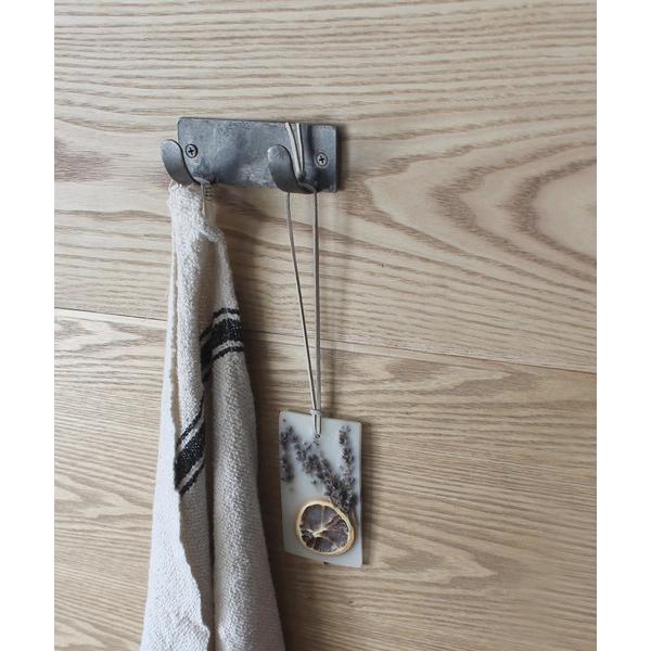 ZOZO問い合わせ番号:29116553ショップ:a.depeche，アデペシュブランド:a.depeche，アデペシュ商品名:Iron Plate Flat Hook double / アイアンプレートフックダブルカテゴリ:インテリア&g...