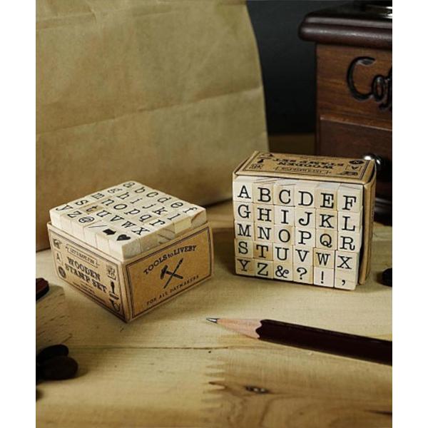 ZOZO問い合わせ番号:29408738ショップ:HIGHTIDE，ハイタイドブランド:HIGHTIDE，ハイタイド商品名:TOOLS to LIVEBY ツールズ トゥ リブバイ アルファベットスタンプ ミニカテゴリ:雑貨/ホビー>...