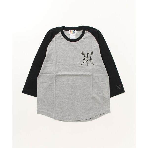 『セール実施中』ZOZO問い合わせ番号:3957045ショップ:MEDICOM TOY，メディコム・トイブランド:Sync.，スィンク，MEDICOM TOY，メディコムトイ商品名:Sync. 【D*FACE】 RAGLAN 3/4 TEE...