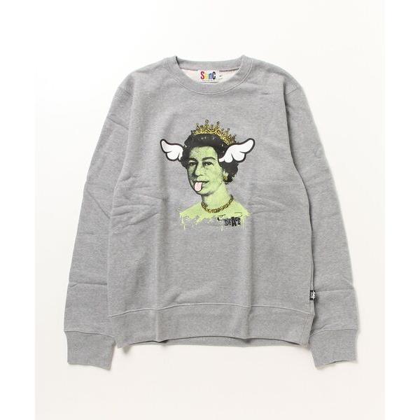 ZOZO問い合わせ番号:3957066ショップ:MEDICOM TOY，メディコム・トイブランド:Sync.，スィンク，MEDICOM TOY，メディコムトイ商品名:Sync. 【D*FACE】 CREW NECK SWEAT ”DSTQカ...