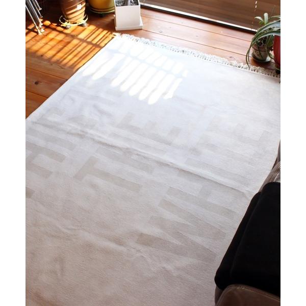 『タイムセール実施中』ZOZO問い合わせ番号:30575019ショップ:BRID，ブリッドブランド:BRID，ブリッド商品名:.ディス イズ ザ フリンジ ラグ / THIS IS THE W/B FRINGE RUG［140×200］カテ...