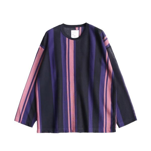 『セール実施中』ZOZO問い合わせ番号:31564491ショップ:SHAREEF，シャリーフブランド:SHAREEF，シャリーフ商品名:BE MALTI STRIPE L/S PULL-OVERカテゴリ:トップス>Tシャツ/カットソー...