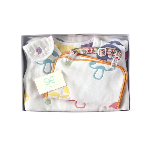 ※このアイテムは返品・交換対象外商品です。ZOZO問い合わせ番号:32612365ショップ:10mois，ディモワブランド:Hoppetta，ホッペッタ商品名:【Hoppetta（ホッペッタ）】 ふくふく6重ガーゼスリーパー＋クリップ＆ハン...