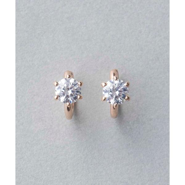 ZOZO問い合わせ番号:4344564ショップ:ete，エテブランド:ete，エテ商品名:ティンクル ラウンド イヤリングカテゴリ:アクセサリー>イヤリングブランド品番:841042素材:SV925+ピンクゴールドコーティング(ニッケ...