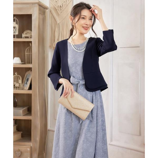 『タイムセール実施中』ZOZO問い合わせ番号:34855477ショップ:DRESS+，ドレス プラスブランド:DRESS STAR，ドレス スター商品名:ぺプラジャケット風パーティーボレロカテゴリ:トップス>カーディガン/ボレロブラン...