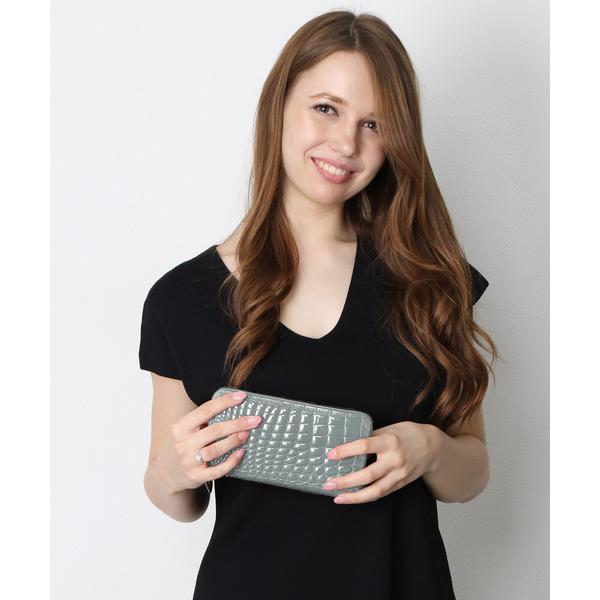 ZOZO問い合わせ番号:34917034ショップ:三京商会，サンキョウショウカイブランド:mieno，ミエノ商品名:クロコダイルレザーラウンドジップ長財布カテゴリ:財布/小物>財布ブランド品番:MW010002素材:クロコダイル・牛革...