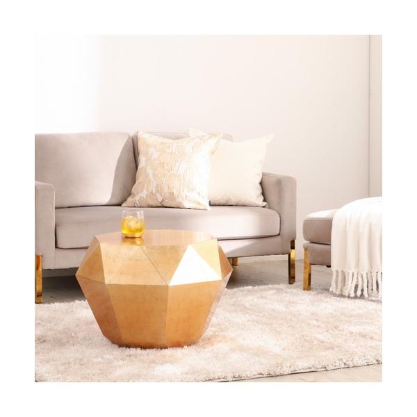 ZOZO問い合わせ番号:35098182ショップ:Francfranc，フランフランブランド:Francfranc，フランフラン商品名:【W520】ダイヤモンド テーブル ゴールドカテゴリ:インテリア>家具ブランド品番:1108100...