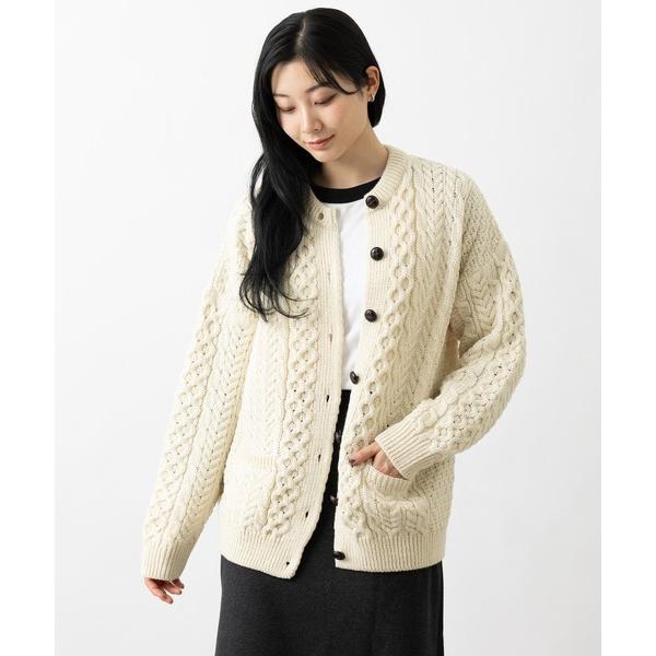 ZOZO問い合わせ番号:35584568ショップ:ABBEY MARKET，アビーマーケットブランド:aran WOOLLEN MILLS，アランウーレンミルズ，CARRAIG DONN，キャレイグドン商品名:アラン模様ニットカーディガンカ...