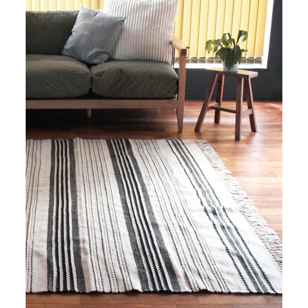 ZOZO問い合わせ番号:35645572ショップ:a.depeche，アデペシュブランド:a.depeche，アデペシュ商品名:cotton rug 2154 square / ラグ 正方形カテゴリ:インテリア>ラグ/マットブランド品...