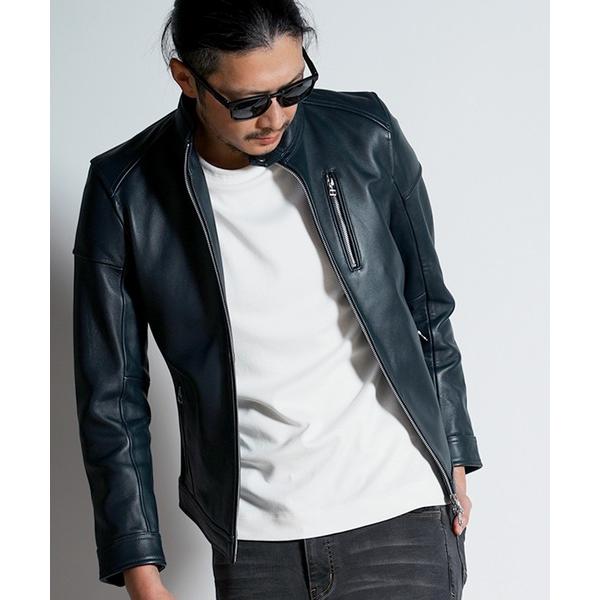 『セール実施中』ZOZO問い合わせ番号:36570134ショップ:MEN'S BIGI，メンズビギブランド:RATTLE TRAP，ラトルトラップ商品名:SHEEP LEATHER/シープレザー シングルライダースジャケットカテゴリ:ジャケ...