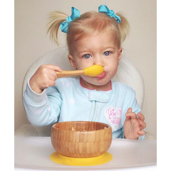 『セール実施中』ZOZO問い合わせ番号:36773812ショップ:babybaby，ベイビーベイビーブランド:Avanchy，アバンシー商品名:【T‐REX】Avanchy　竹のボウル+スプーンセットカテゴリ:ママ＆ベビー>マグ/哺乳...