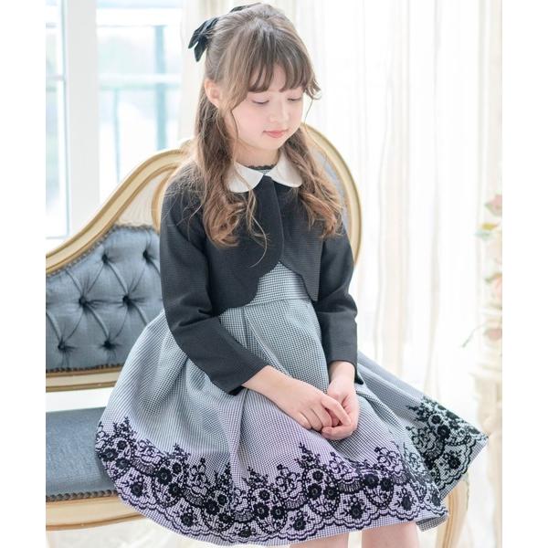 『タイムセール実施中』ZOZO問い合わせ番号:37142845ショップ:Catherine Cottage，キャサリンコテージブランド:Catherine Cottage，キャサリンコテージ商品名:スカラップボレロ＆千鳥格子ワンピーススーツ...