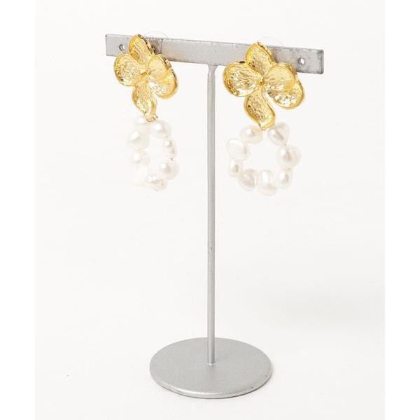 ※このアイテムは返品・交換対象外商品です。ZOZO問い合わせ番号:37415773ショップ:TONE，トーンブランド:tone，トーン商品名:【Lira jewelry】フラワーパール　ピアスカテゴリ:アクセサリー>ピアス（両耳用）ブ...