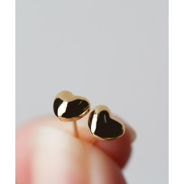 ※このアイテムは返品・交換対象外商品です。ZOZO問い合わせ番号:37416569ショップ:cui-cui，キュイキュイブランド:cui-cui，キュイキュイ商品名:ゴールド ハート ピアス | K18YG/PG 〈5mm〉カテゴリ:アクセ...