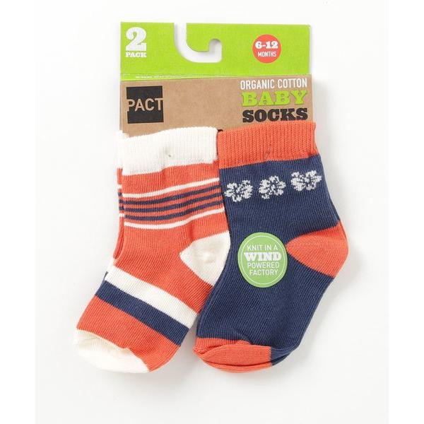※このアイテムは返品・交換対象外商品です。ZOZO問い合わせ番号:37851666ショップ:FUZZBOXX，ファズボックスブランド:PACT，パクト，FUZZBOXX，ファズボックス商品名:PACT Baby Boy's Sock Two...